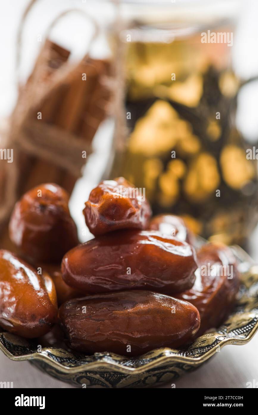 Ramadan concept with close up dates Stock Photo - Alamy