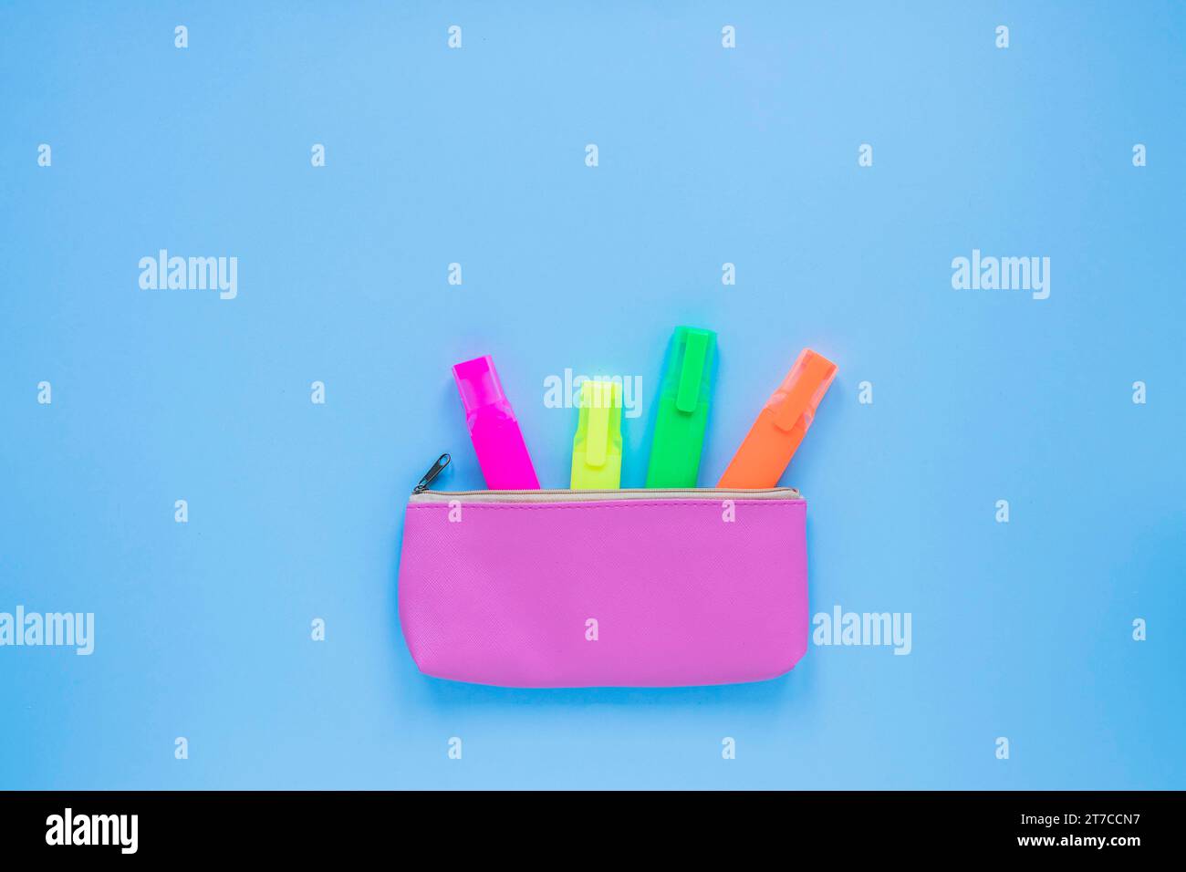 Writing implements pen case Stock Photo - Alamy