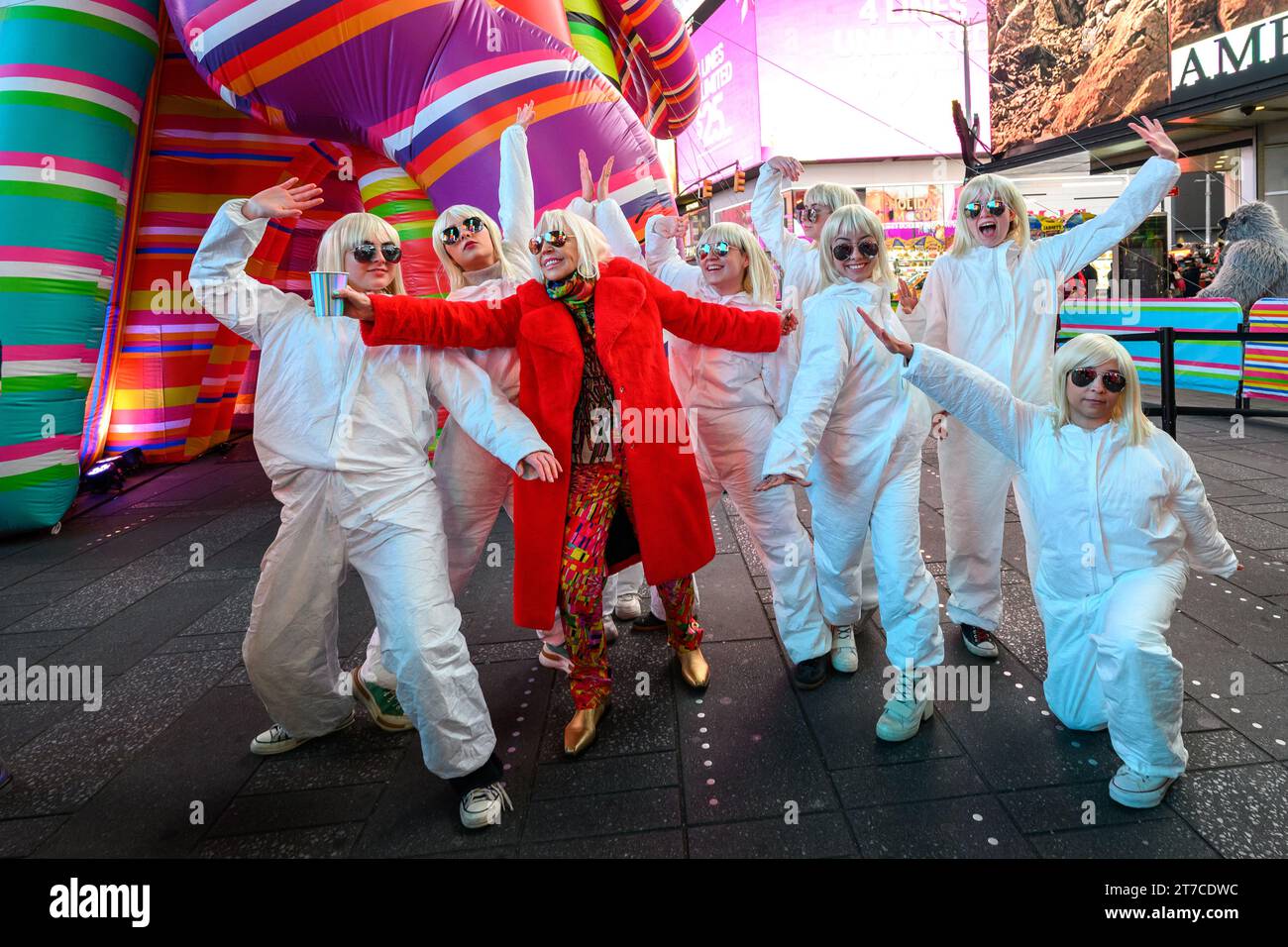 New York, USA. , . Argentinian conceptual pop artist Marta Minujín ...