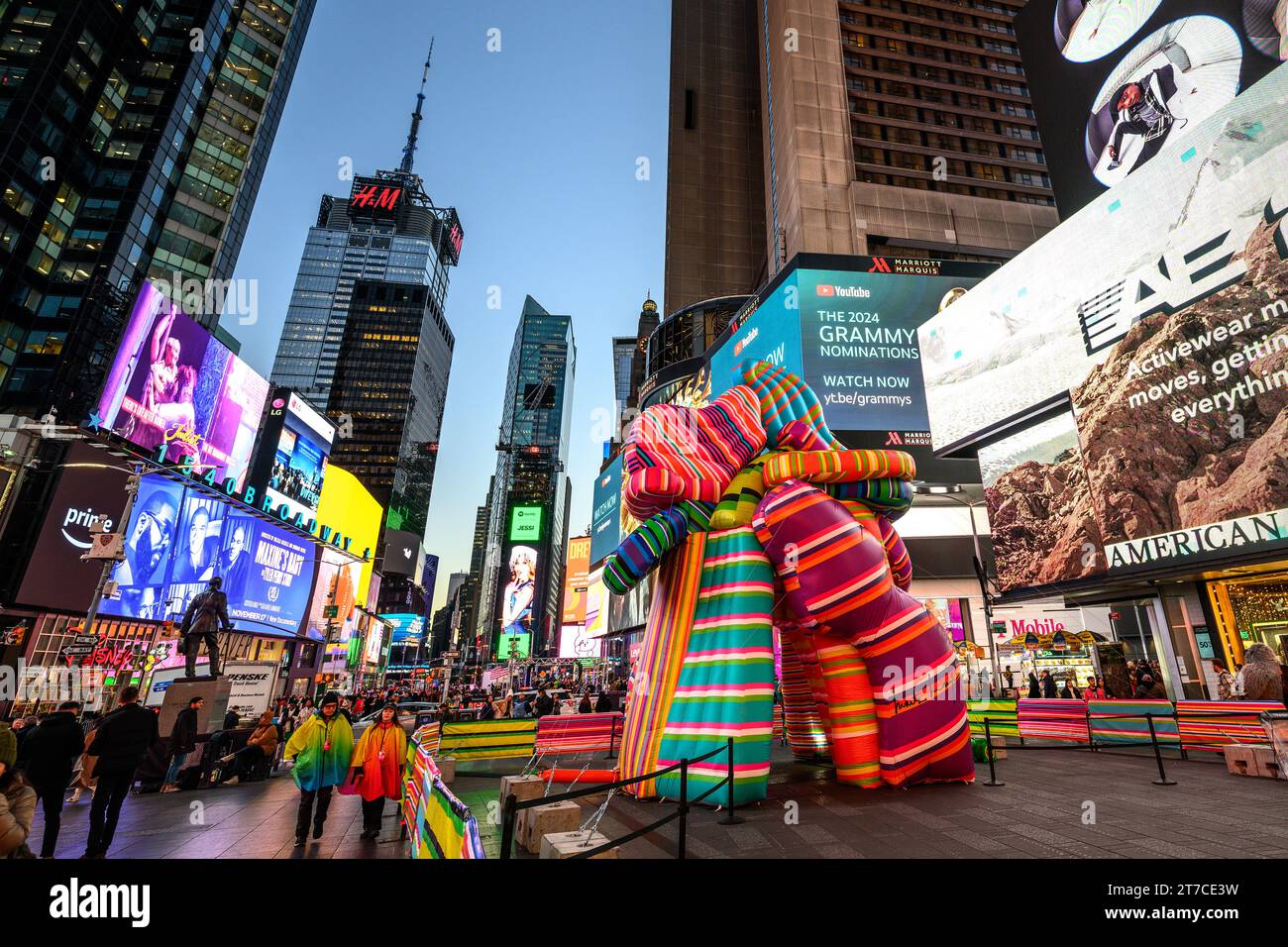 New York, USA. , . Argentinian conceptual pop artist Marta Minujín's ...