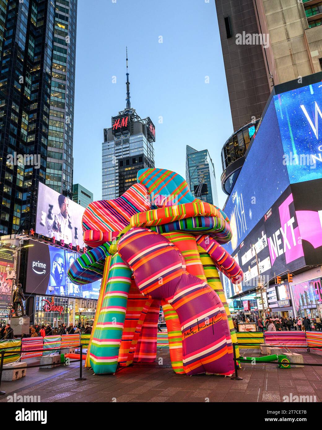 New York, USA. , . Argentinian conceptual pop artist Marta Minujín's ...