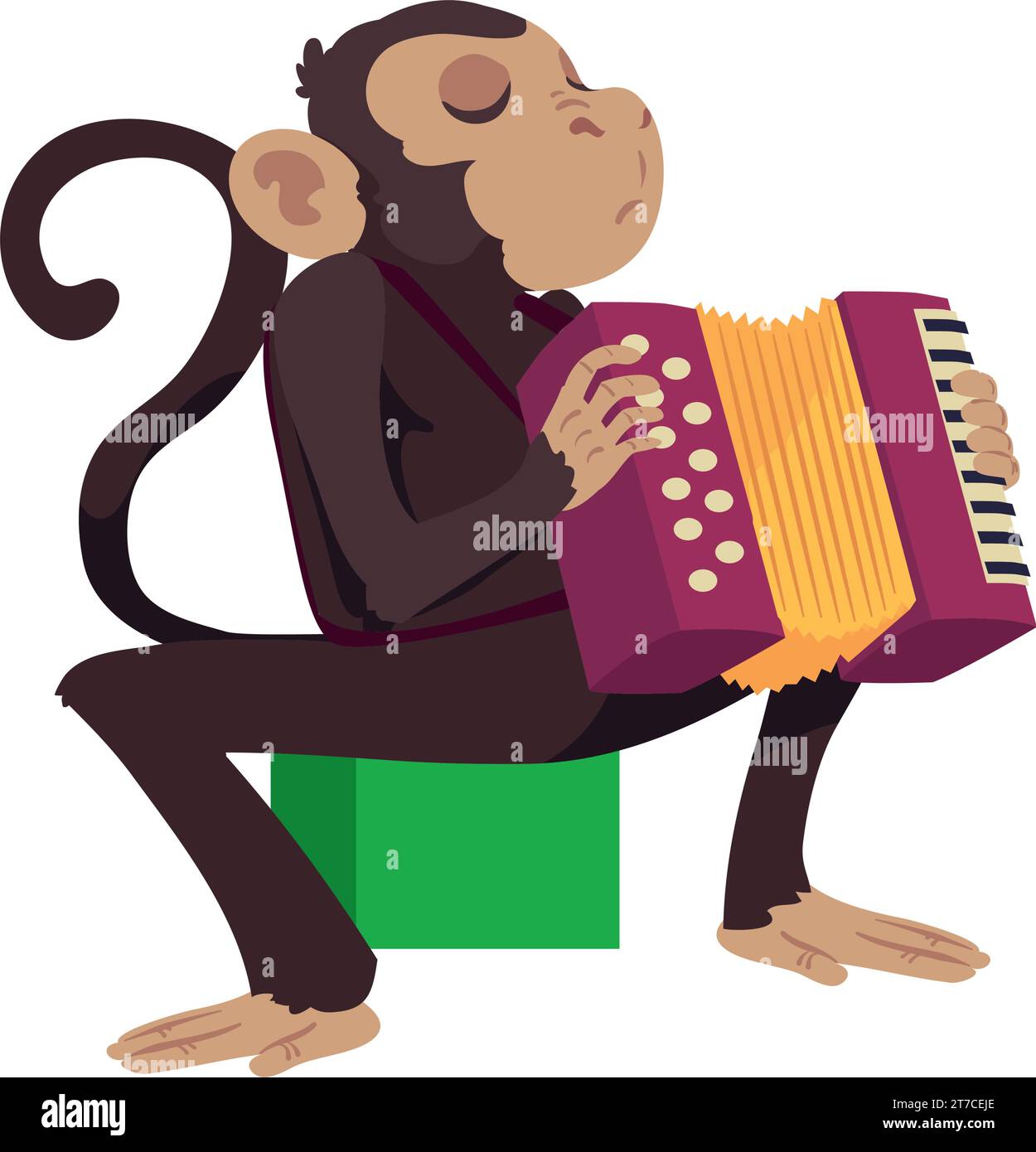 Accordion monkey hi-res stock photography and images - Alamy