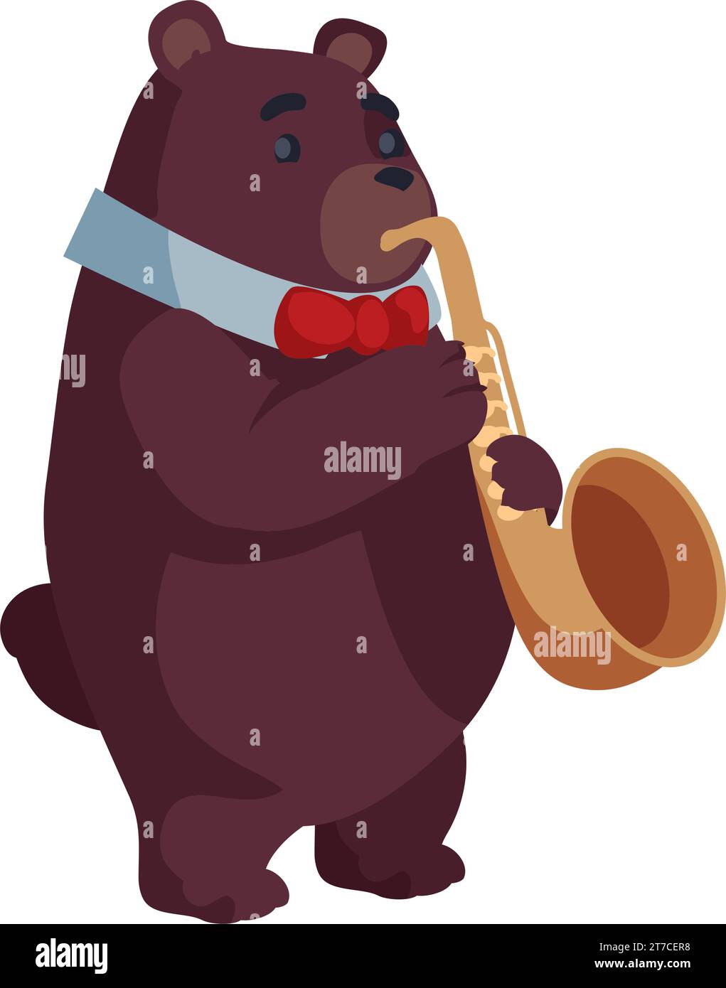Jazz bear Stock Vector Images - Alamy
