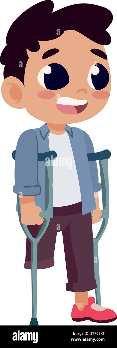 boy disability character Stock Vector Image & Art - Alamy