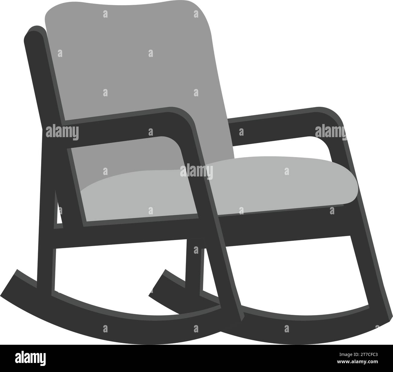 rocking chair logo vector illustration design Stock Vector Image & Art ...