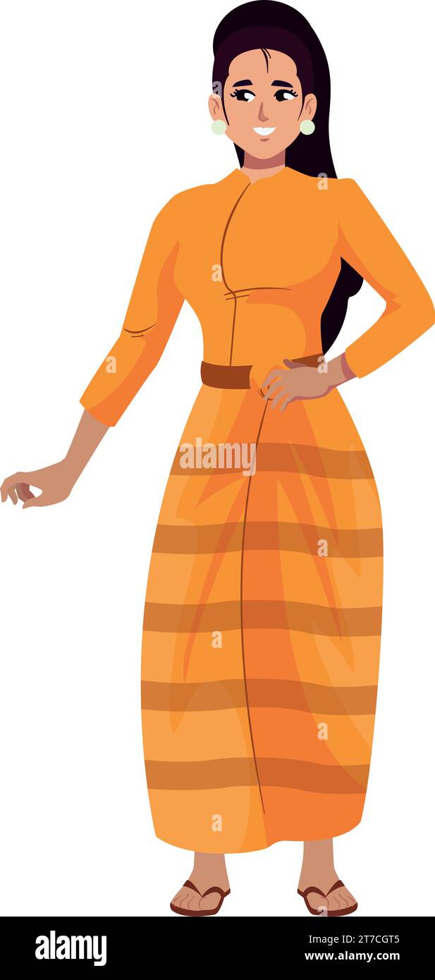 Longyi Cut Out Stock Images & Pictures - Alamy