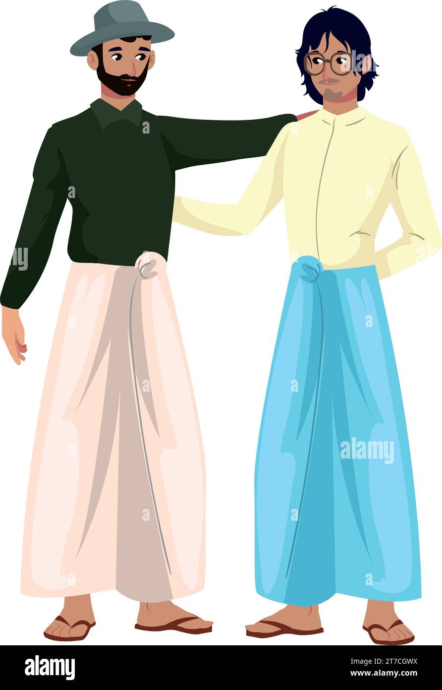 myanmar young men Stock Vector Image & Art - Alamy