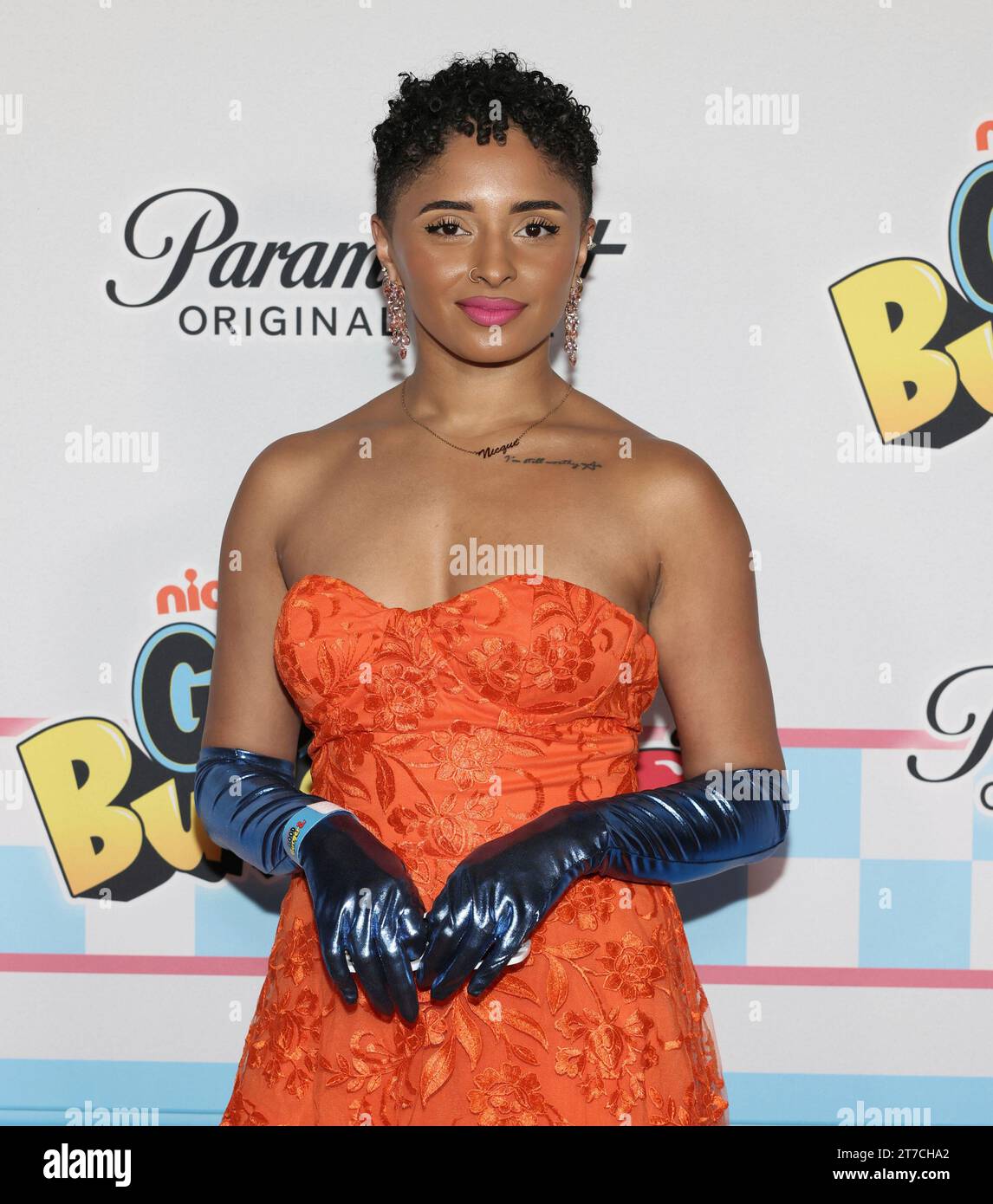 Nicque Marina attends the premiere of "Good Burger 2" at Regal Union ...