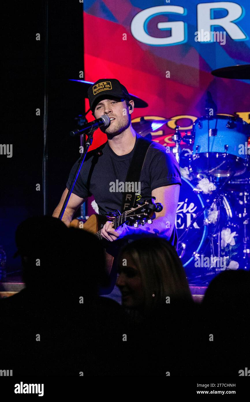 Edmonton, Canada. 09th Nov, 2023. Canadian country music artist Griffen ...