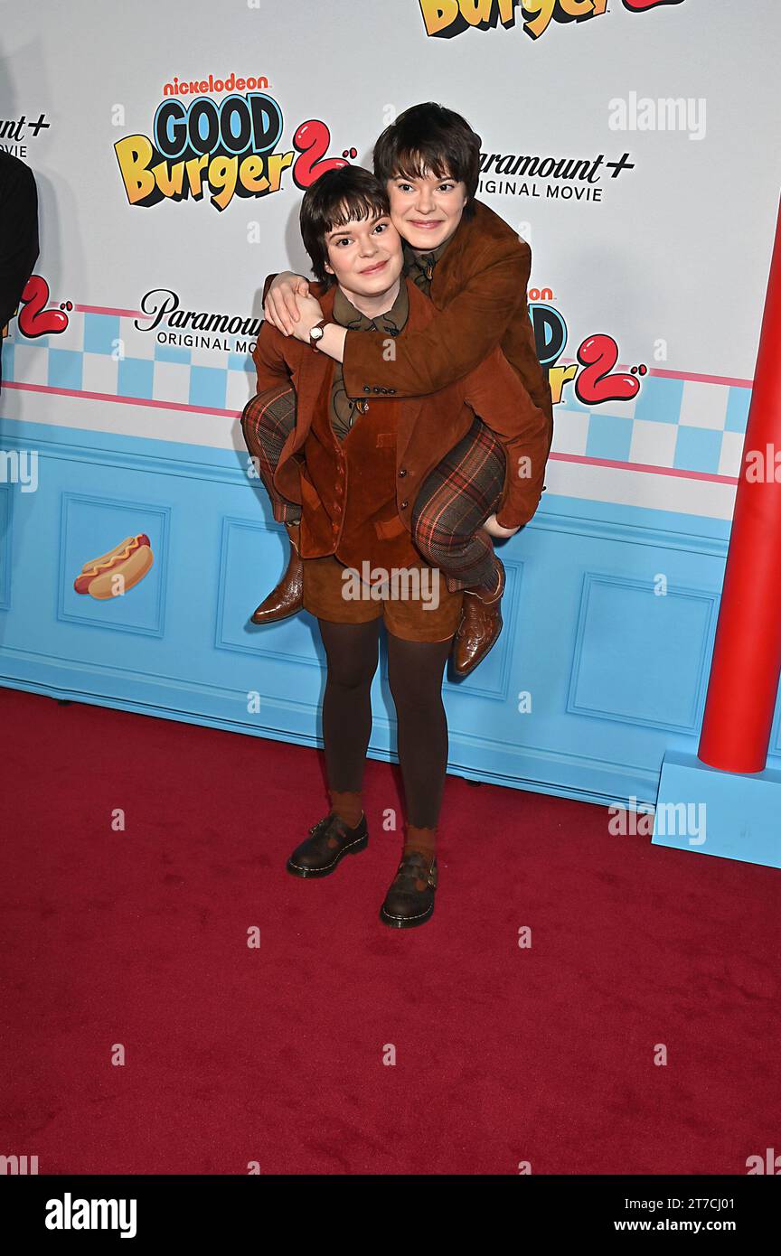Emily Hinkler and Elizabeth Hinkler attends the World Premiere of "Good ...
