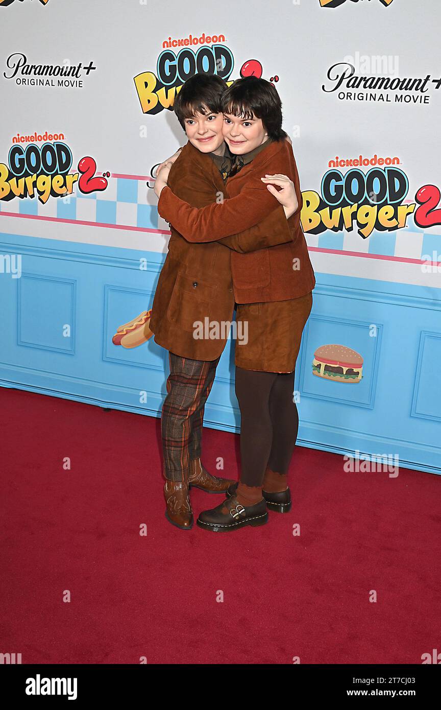 Emily Hinkler and Elizabeth Hinkler attends the World Premiere of "Good ...