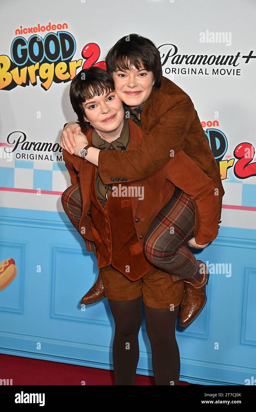 Emily Hinkler and Elizabeth Hinkler attends the World Premiere of "Good ...