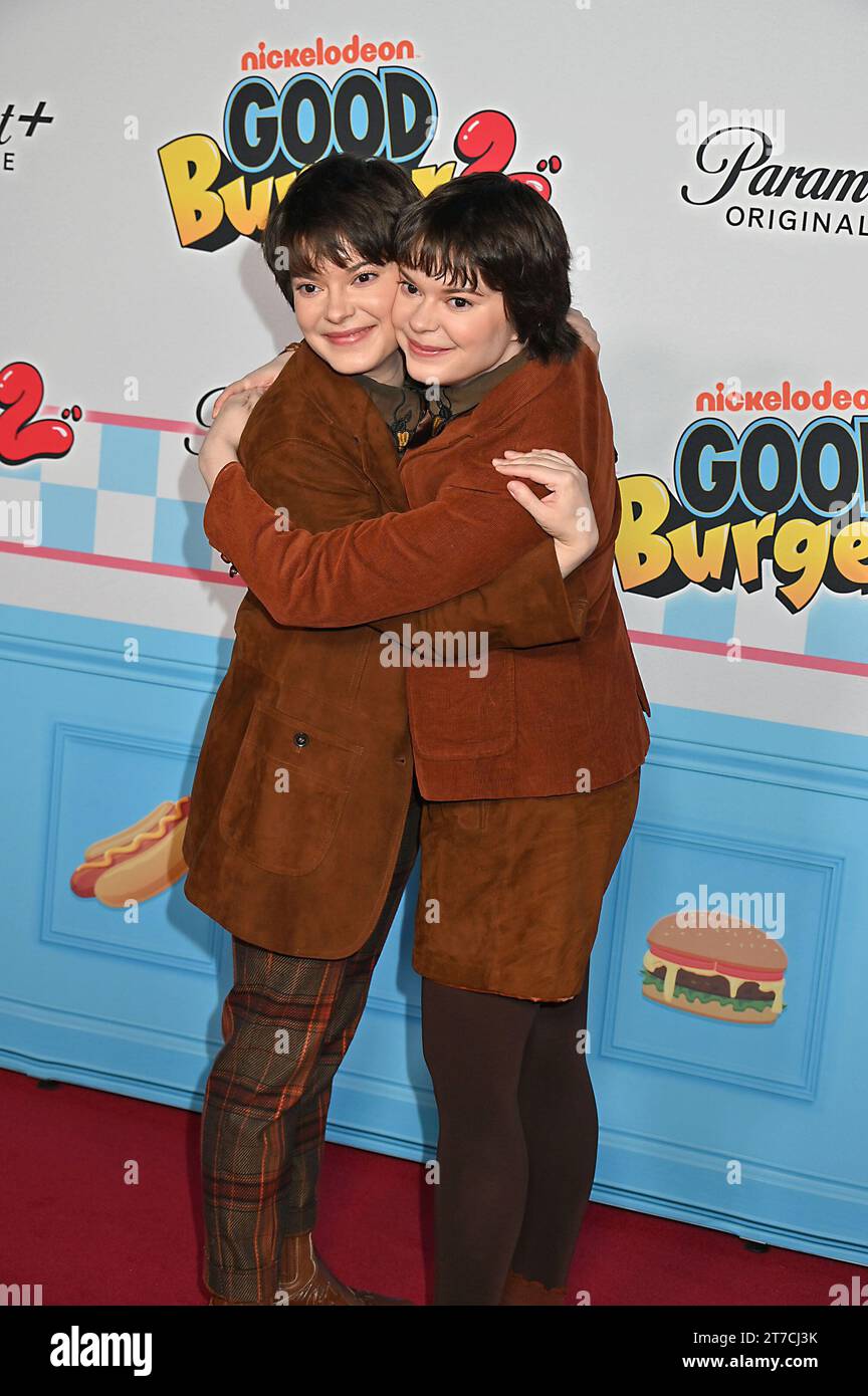 Emily Hinkler and Elizabeth Hinkler attends the World Premiere of "Good ...