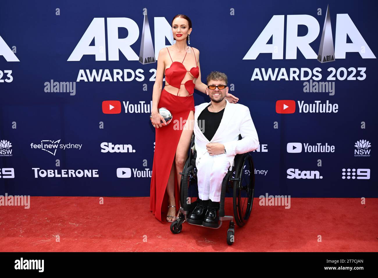 Sydney, Australia. 15th Nov, 2023. Dylan Alcott and his partner ...