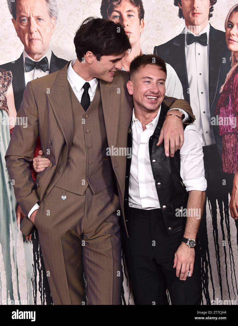 Los Angeles, USA. 14th Nov, 2023. Jacob Elordi and Barry Keoghan ...