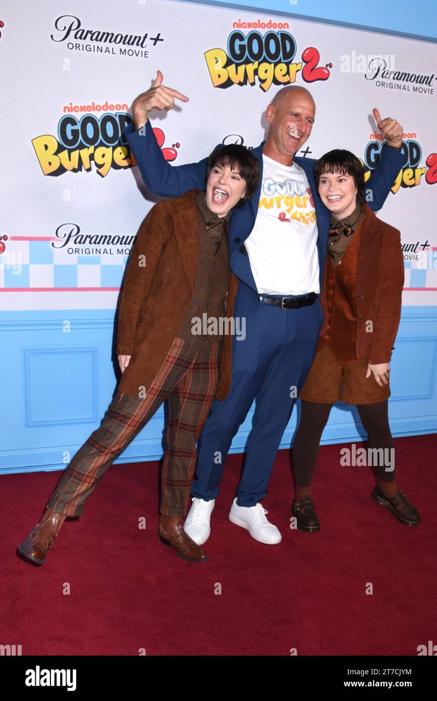 New York, NY, USA. 14th Nov, 2023. Emily Hinkler, Phil Traill and ...