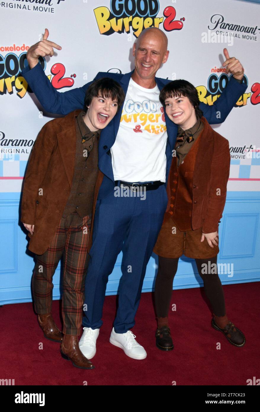 New York, NY, USA. 14th Nov, 2023. Emily Hinkler, Phil Traill and ...