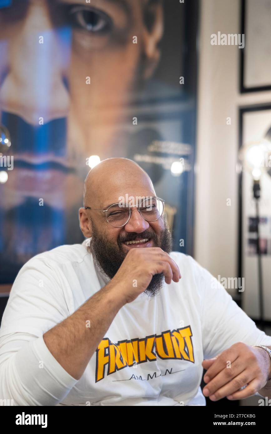 PRODUCTION - 13 November 2023, Hesse, Frankfurt/Main: Moses Pelham ...