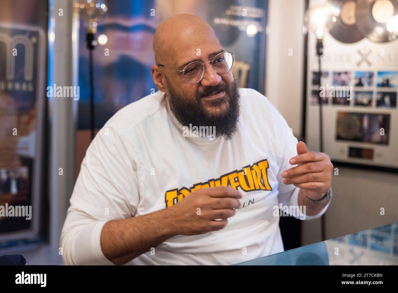 PRODUCTION - 13 November 2023, Hesse, Frankfurt/Main: Moses Pelham ...