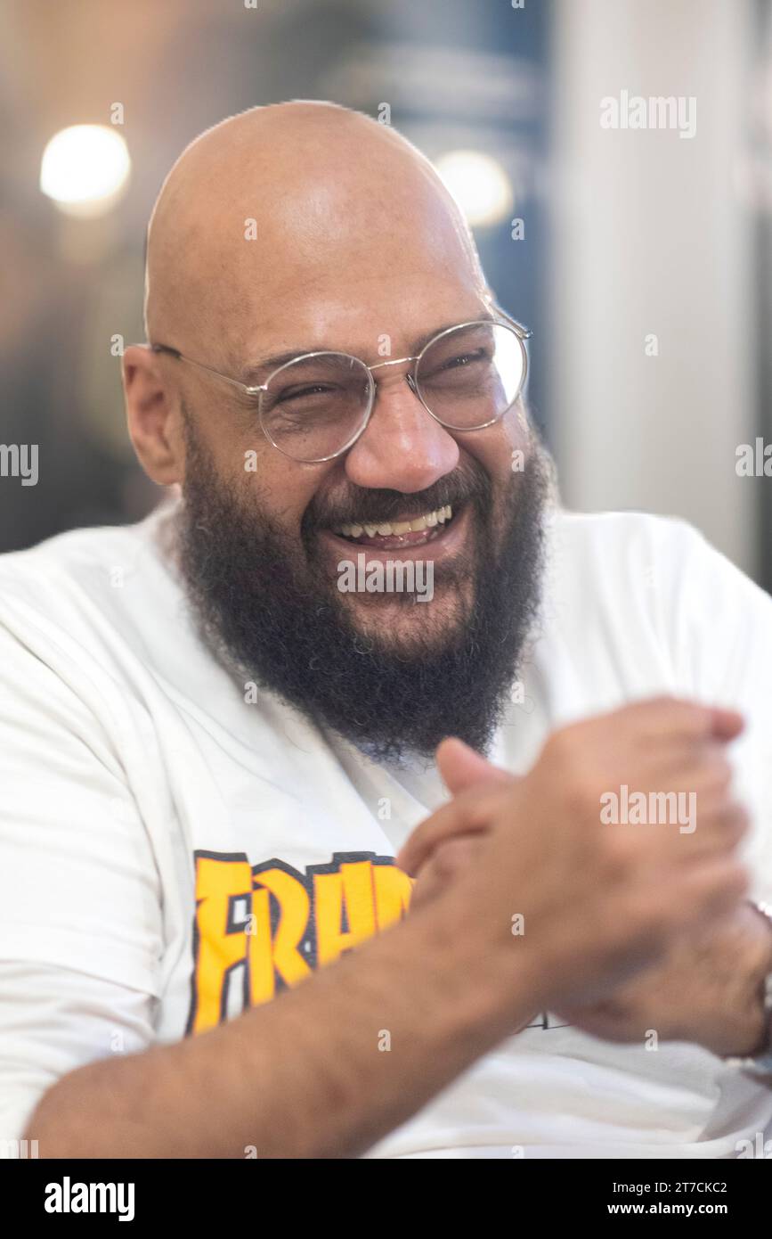 PRODUCTION - 13 November 2023, Hesse, Frankfurt/Main: Moses Pelham ...