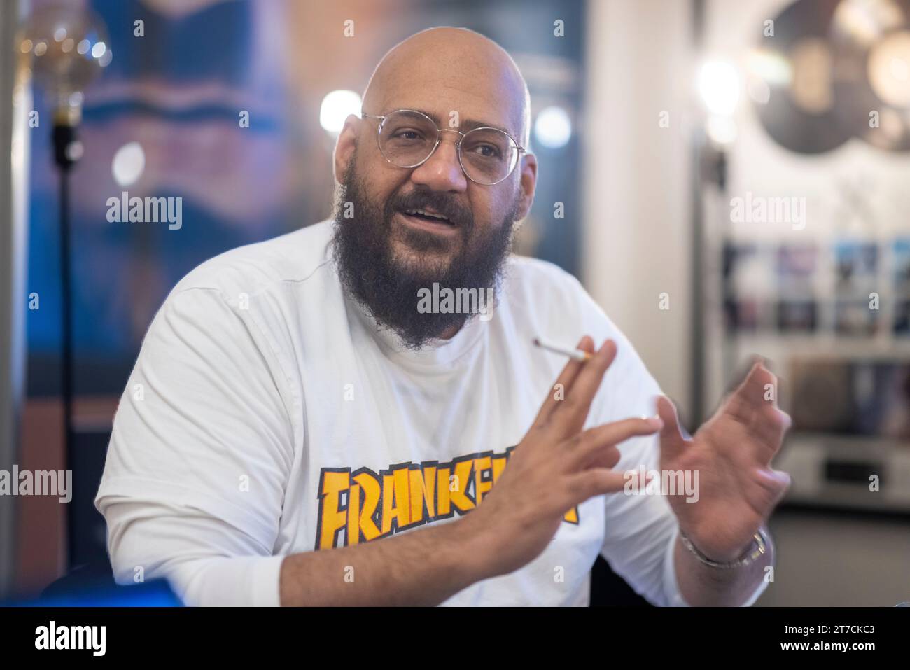 PRODUCTION - 13 November 2023, Hesse, Frankfurt/Main: Moses Pelham ...