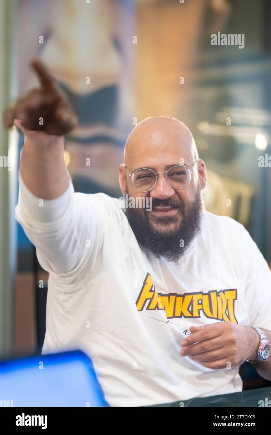 PRODUCTION - 13 November 2023, Hesse, Frankfurt/Main: Moses Pelham ...
