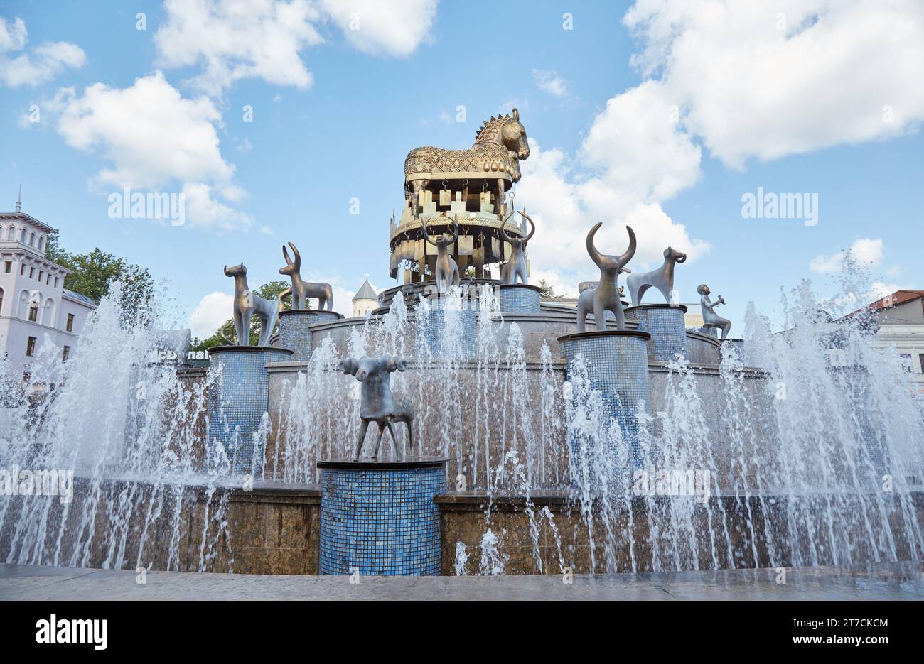 The Kolchis Fountain in Kutaisi, an homage to the ancient Kingdom of ...