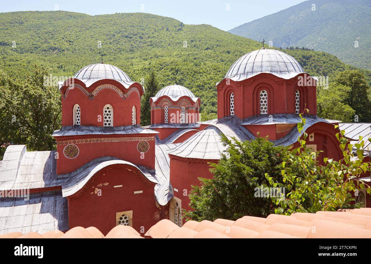 Patriarchate of Pec, a UNESCO World Heritage Site in Kosovo Stock Photo ...