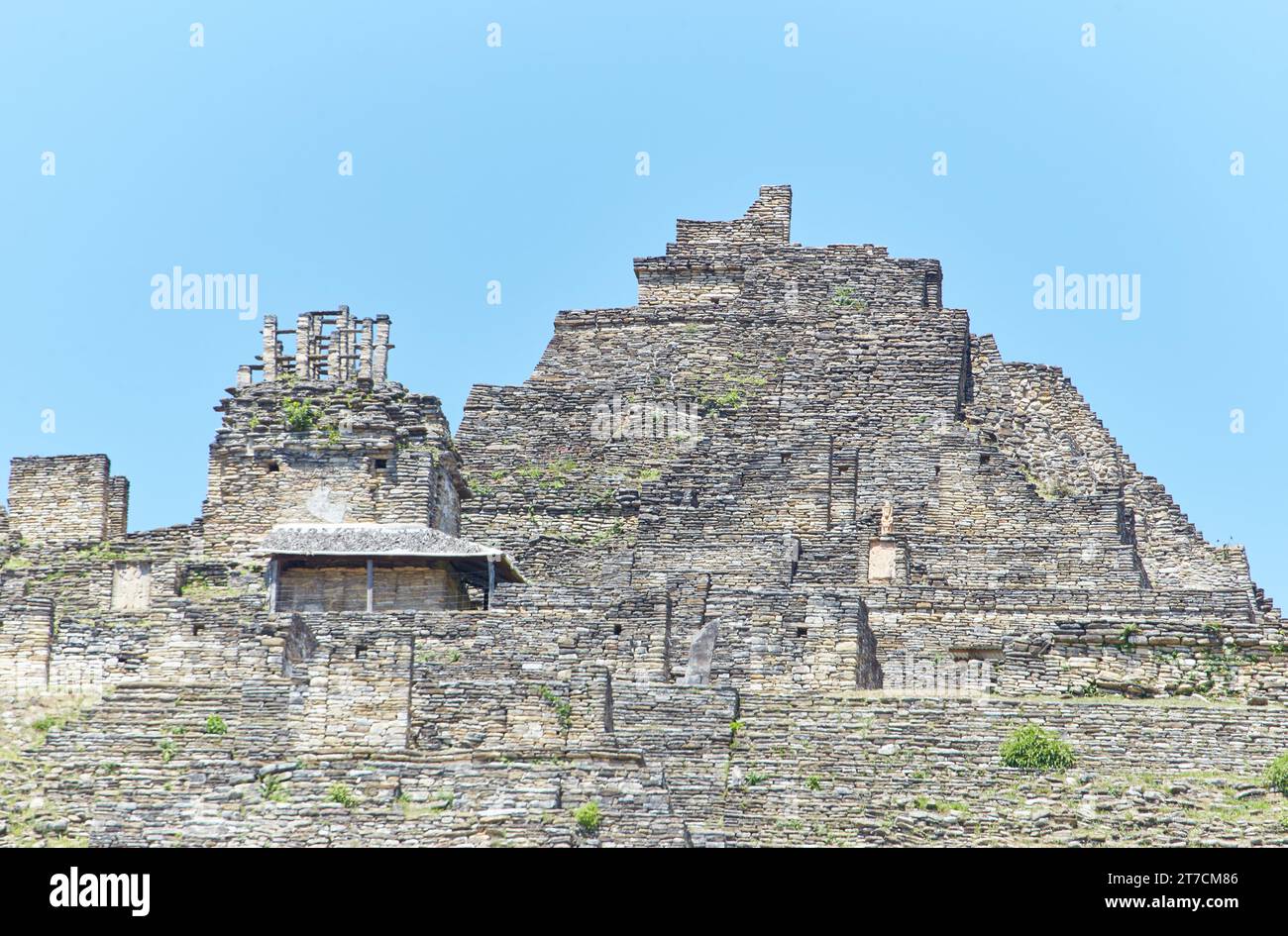 The spectacular Mayan pyramid city of Tonina in Ocosingo, Chiapas Stock ...