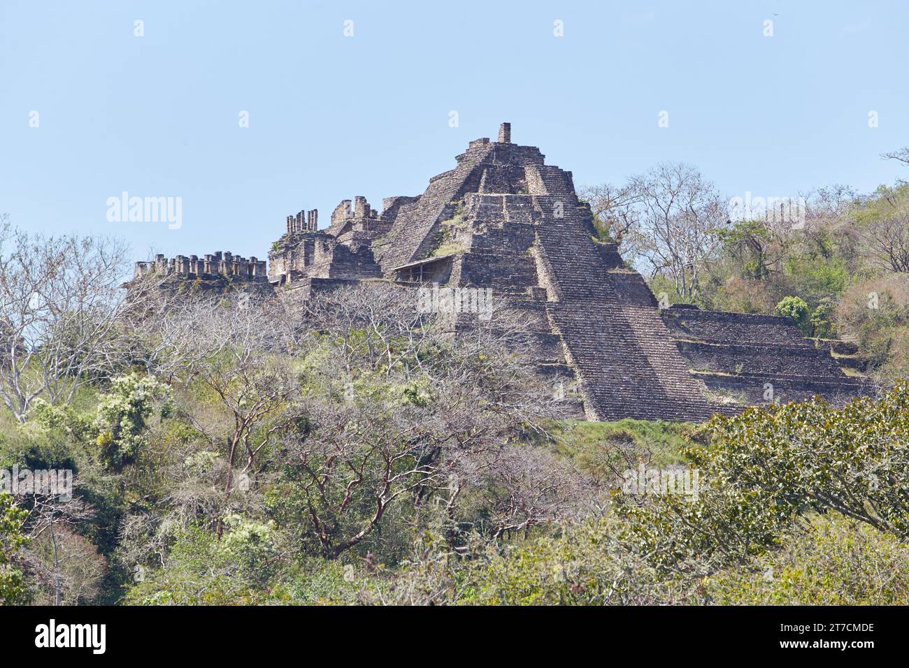 The spectacular Mayan pyramid city of Tonina in Ocosingo, Chiapas Stock ...