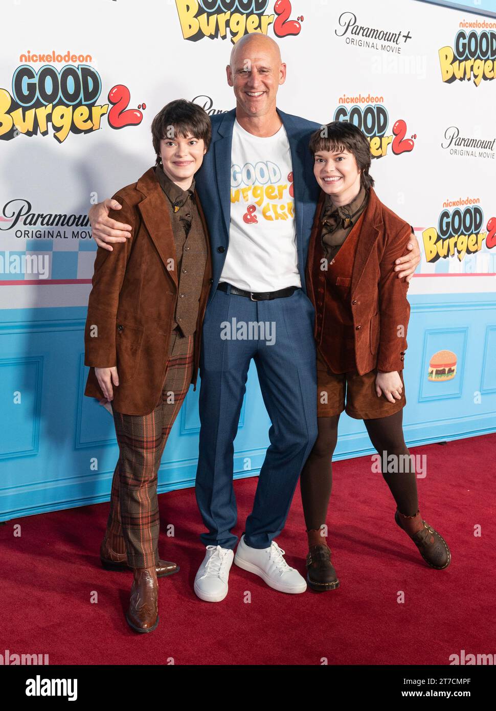 Emily Hinkler, Phil Traill, Elizabeth Hinkler attend Good Burger 2 ...