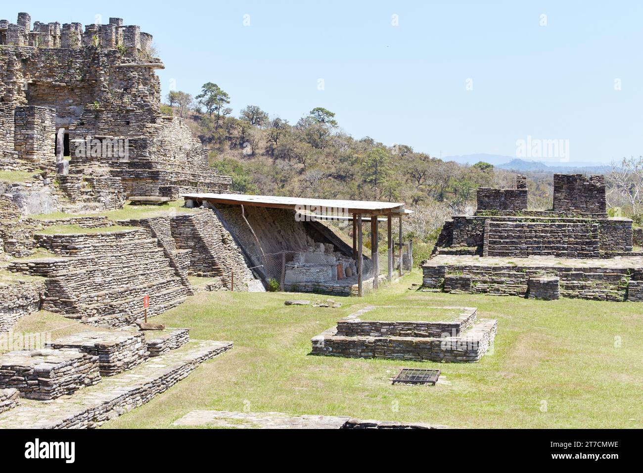 The spectacular Mayan pyramid city of Tonina in Ocosingo, Chiapas Stock ...
