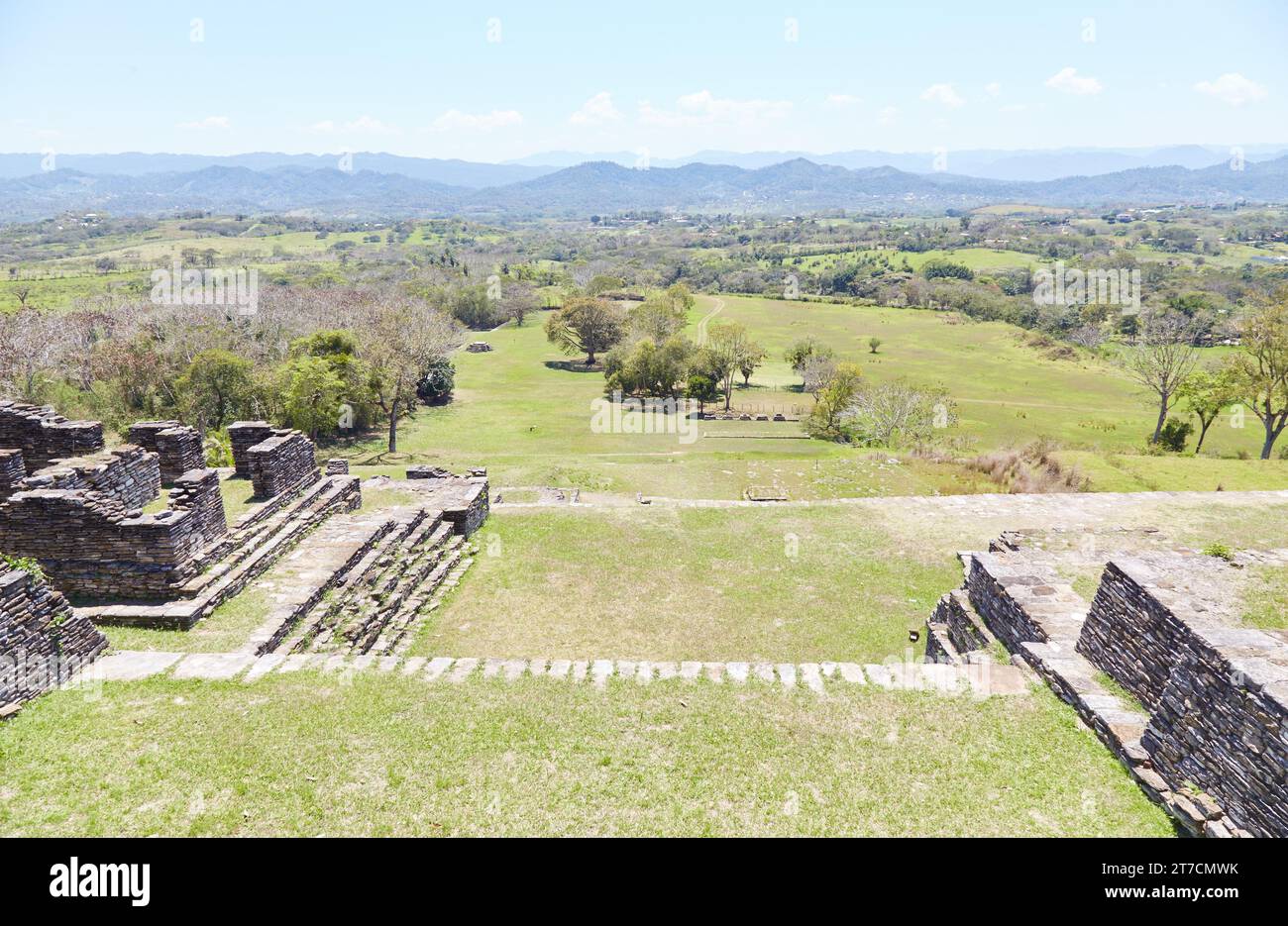 The spectacular Mayan pyramid city of Tonina in Ocosingo, Chiapas Stock ...