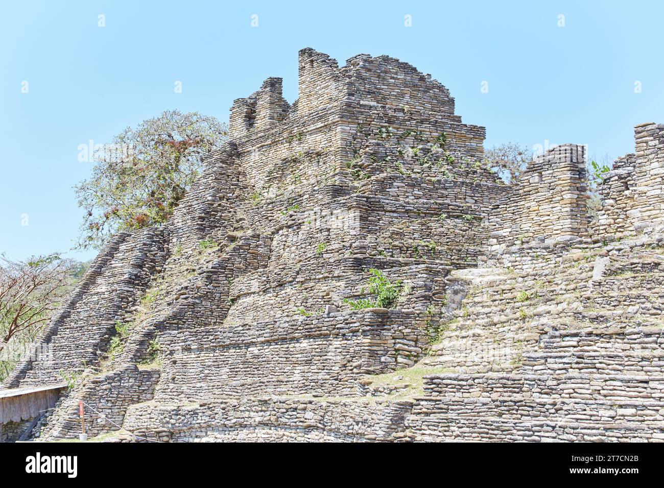The spectacular Mayan pyramid city of Tonina in Ocosingo, Chiapas Stock ...