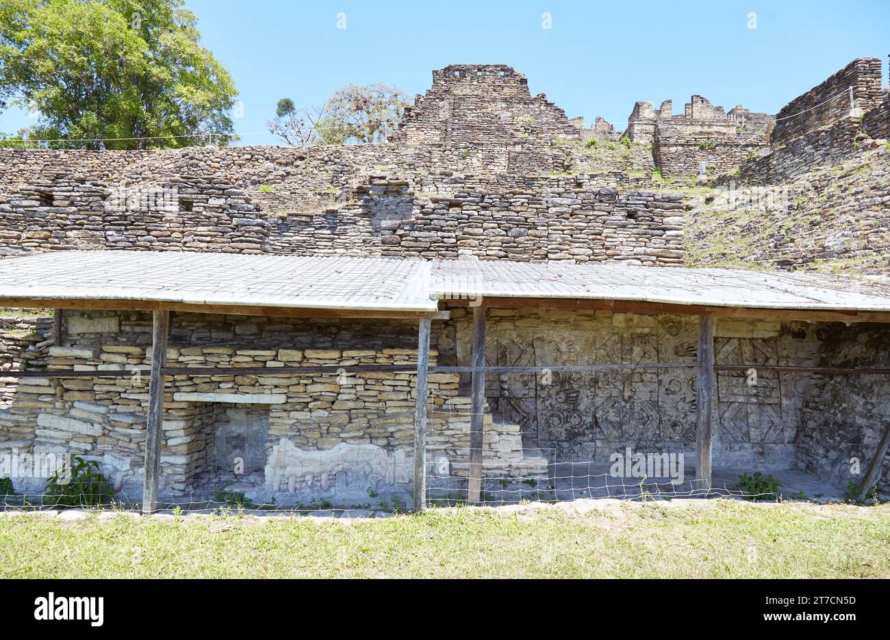 The spectacular Mayan pyramid city of Tonina in Ocosingo, Chiapas Stock ...