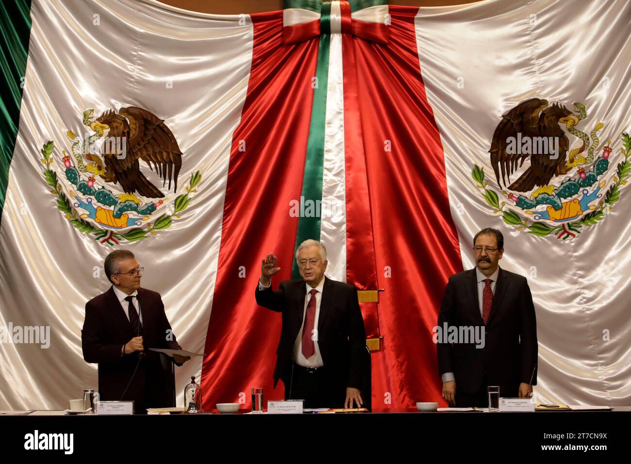 Mexico City, Mexico. 14th Nov, 2023. The director of the Federal ...
