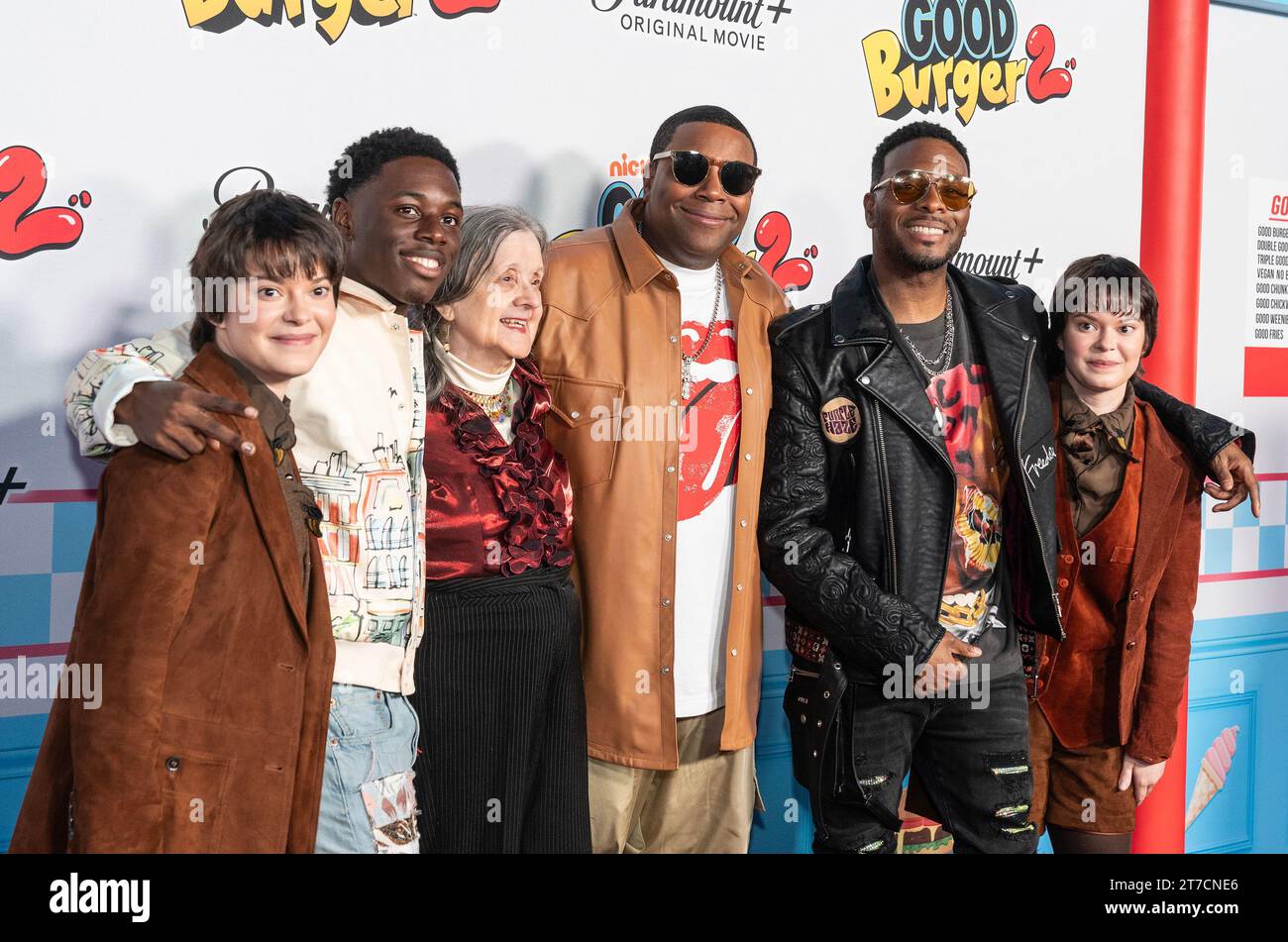 New York, USA. 14th Nov, 2023. Emily Hinkler, Alex Hibbert, Anabel ...