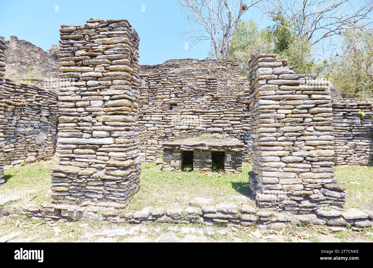 The spectacular Mayan pyramid city of Tonina in Ocosingo, Chiapas Stock ...
