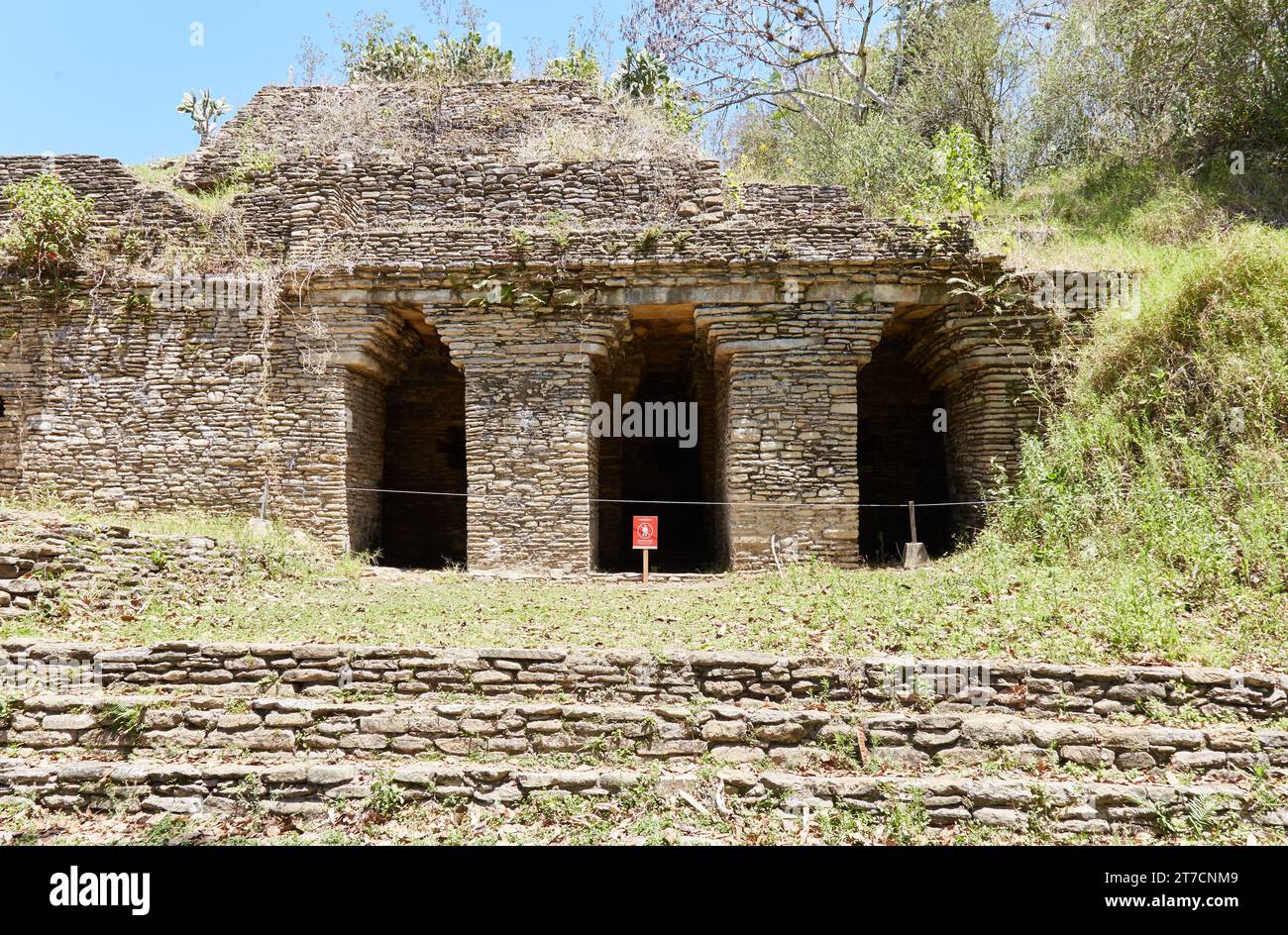 The spectacular Mayan pyramid city of Tonina in Ocosingo, Chiapas Stock ...