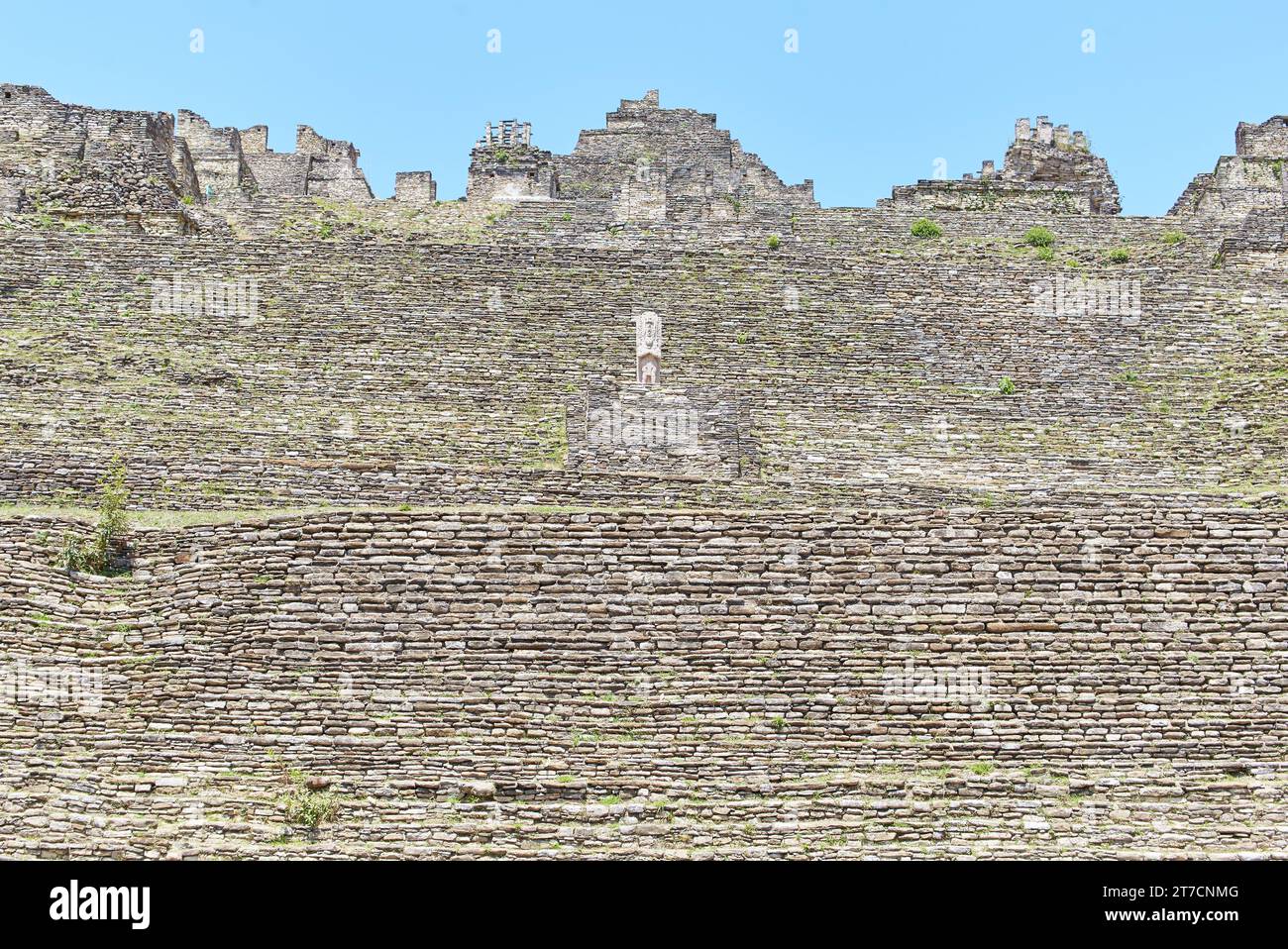 The spectacular Mayan pyramid city of Tonina in Ocosingo, Chiapas Stock ...