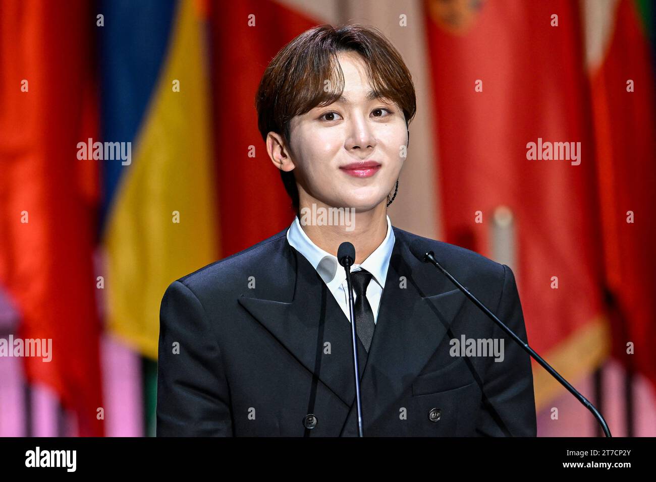 Paris, France. 14th Nov, 2023. South Korean singer Boo Seung-kwan aka ...