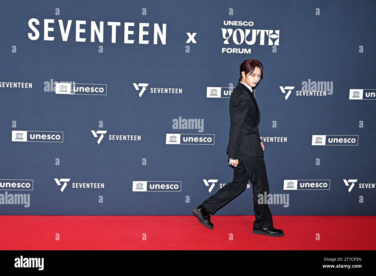 Paris, France. 14th Nov, 2023. Chinese singer Wen Junhui aka Jun of K ...