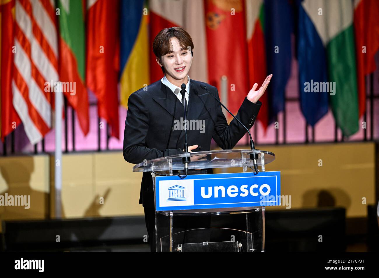 Paris, France. 14th Nov, 2023. South Korean singer Boo Seung-kwan aka ...