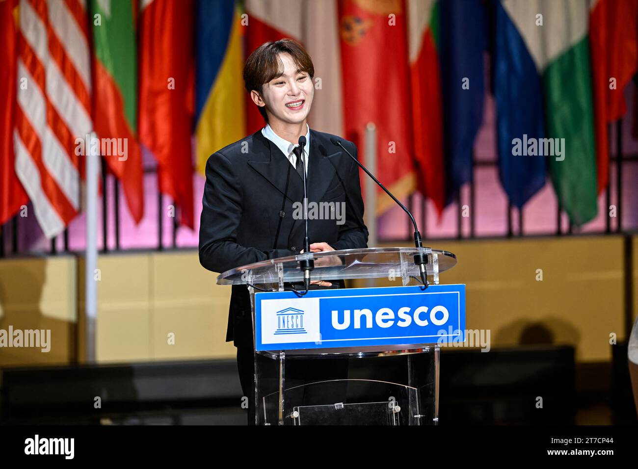 Paris, France. 14th Nov, 2023. South Korean singer Boo Seung-kwan aka ...