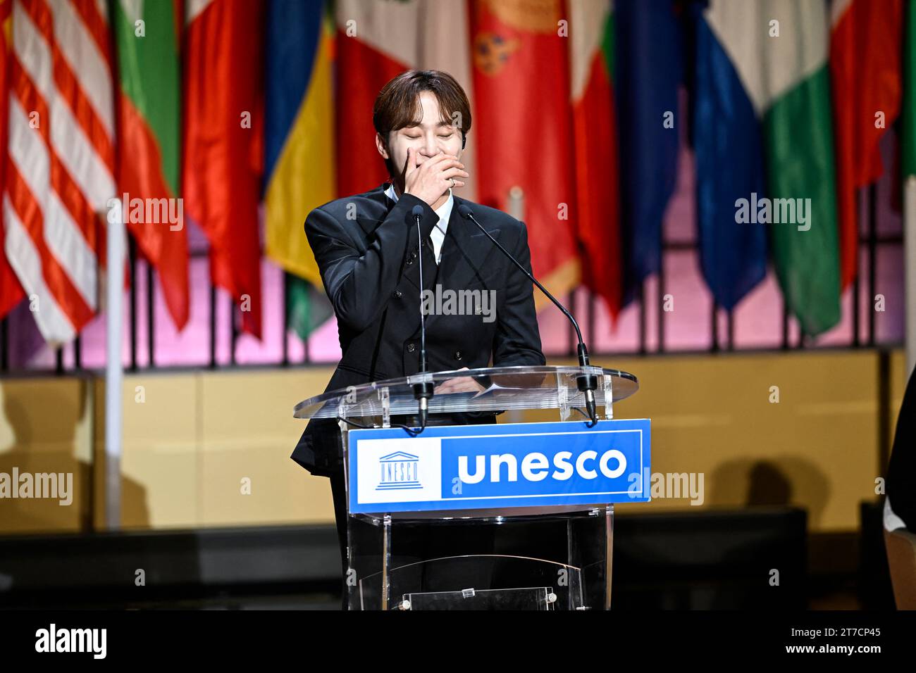 Paris, France. 14th Nov, 2023. South Korean singer Boo Seung-kwan aka ...