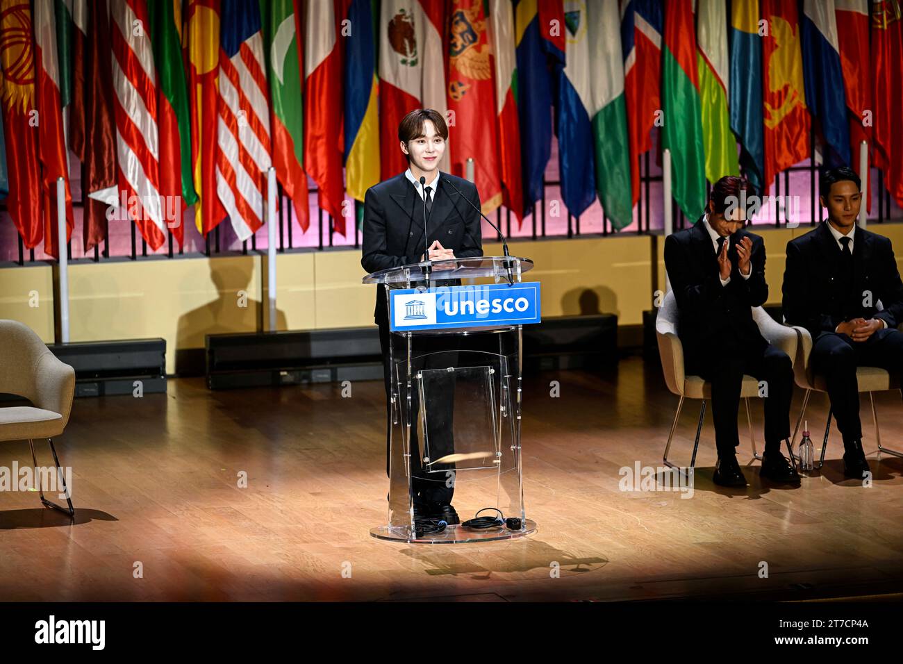 Paris, France. 14th Nov, 2023. South Korean singer Boo Seung-kwan aka ...