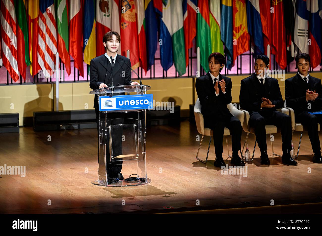 Paris, France. 14th Nov, 2023. South Korean singer Boo Seung-kwan aka ...