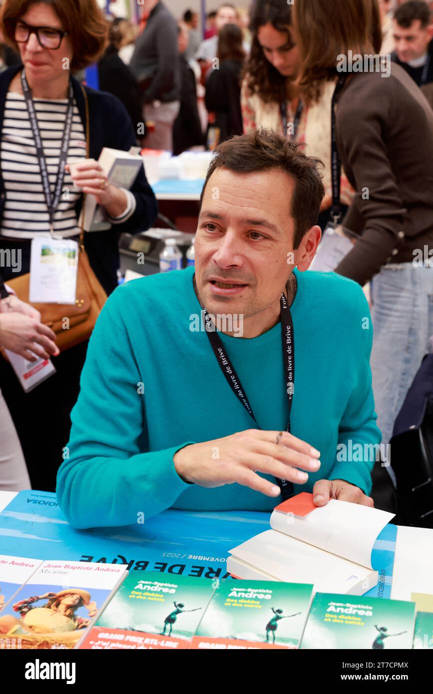 Jean-Baptiste Andrea Prix Goncourt 2023. The writer Jean-Baptiste ...