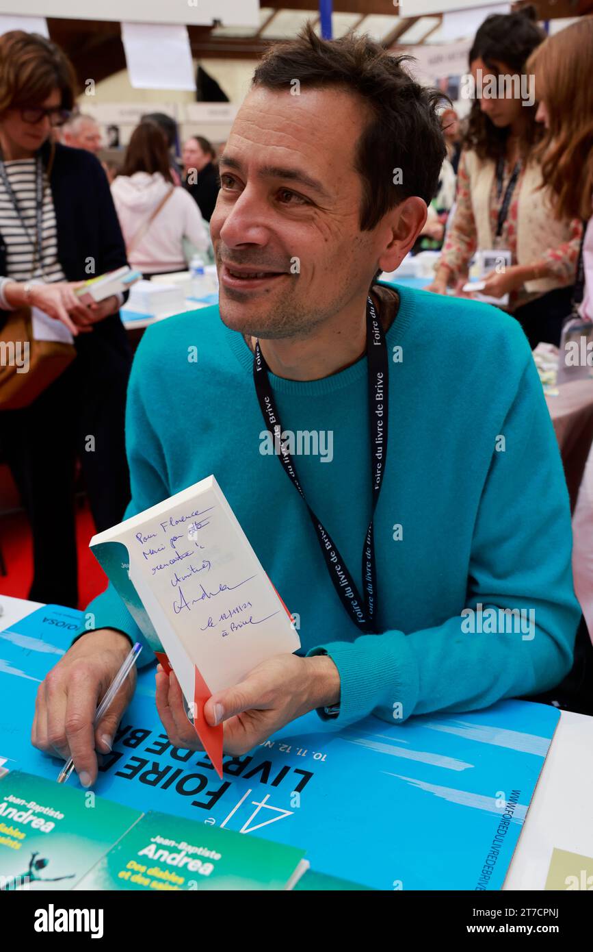 Jean-Baptiste Andrea Prix Goncourt 2023. The writer Jean-Baptiste ...