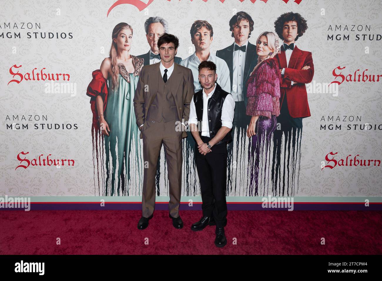 Los Angeles, USA. 14th Nov, 2023. Jacob Elordi and Barry Keoghan attend ...
